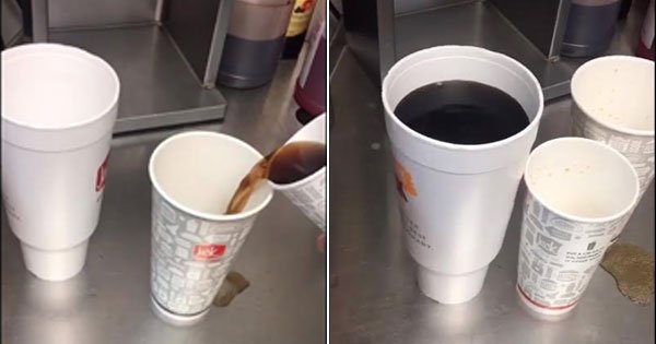 This ‘Cup Trick’ Might Just Stop You From Ordering A Large Drink The ...