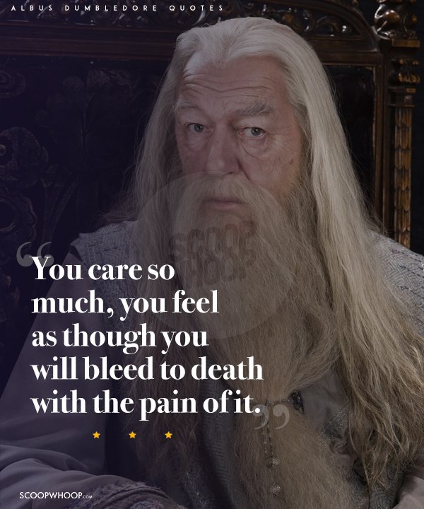 20 Albus Dumbledore Quotes Which Show That He Was A True Sorcerer Of Words