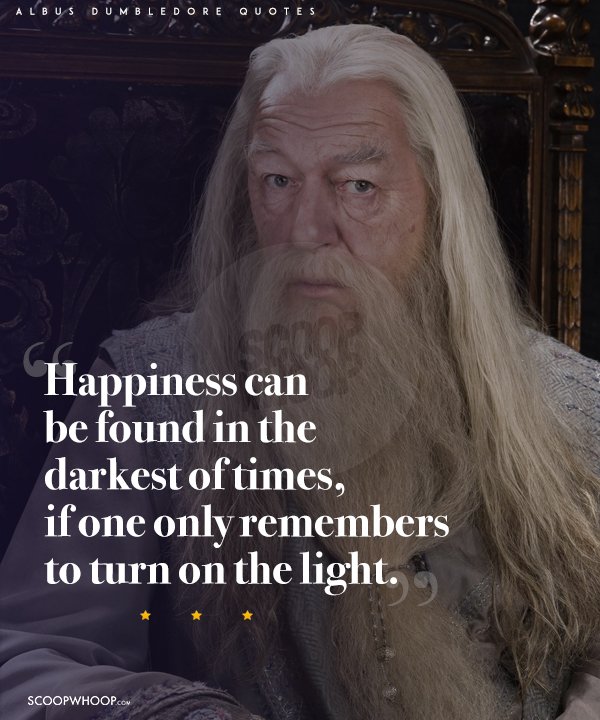 20 Albus Dumbledore Quotes Which Show That He Was A True Sorcerer Of Words