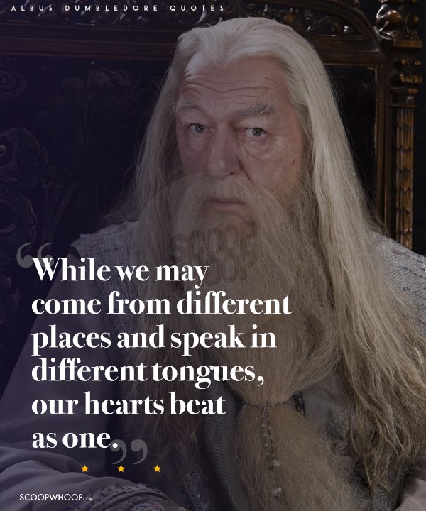 20 Albus Dumbledore Quotes Which Show That He Was A True Sorcerer Of Words