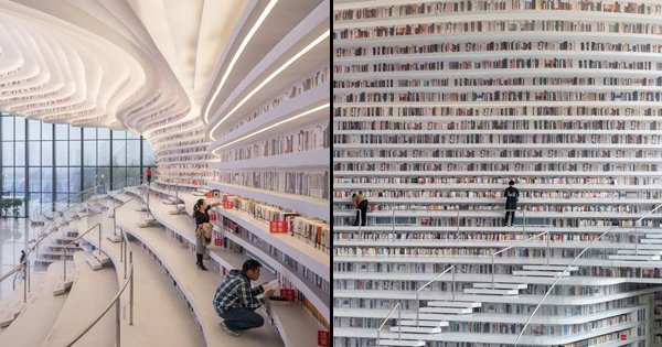 This Fascinating Library In China With 1.2 Million Books Is Every Book ...