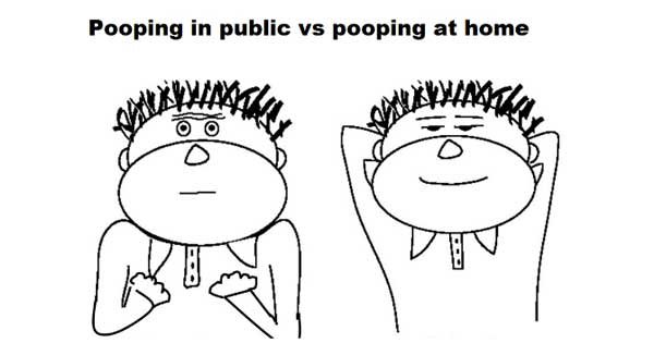 Most Of Us Find It Difficult To Poop When We’re Away From Home. This ...