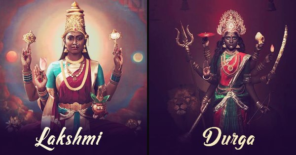 Photographers Recreate Hindu Gods & Goddesses As Dark-Skinned & It’s ...