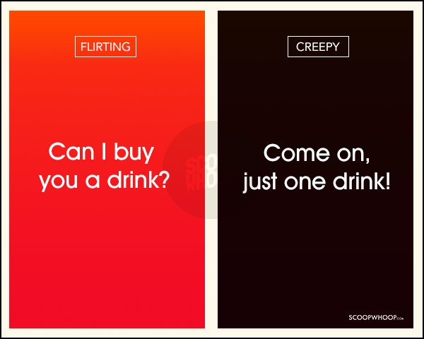 There Is a Thin Line Between Flirting & Being Creepy. These Posters ...