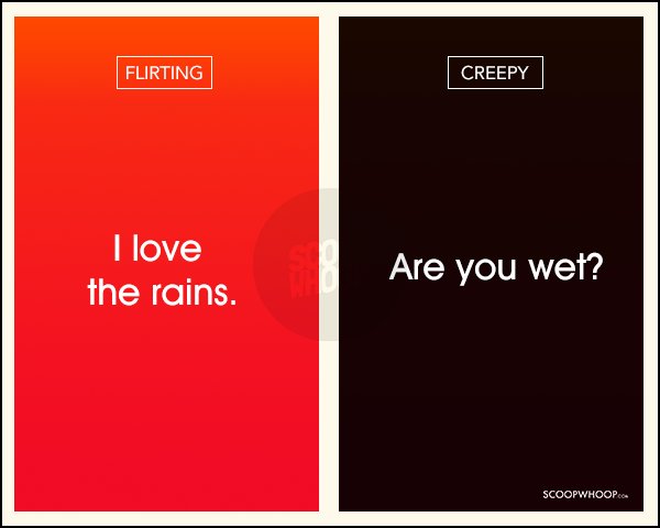 There Is a Thin Line Between Flirting & Being Creepy. These Posters ...