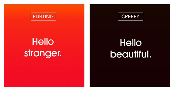 There Is a Thin Line Between Flirting & Being Creepy. These Posters ...