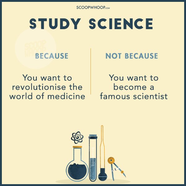 Many Students Choose Science Stream For All The Wrong Reasons. These ...