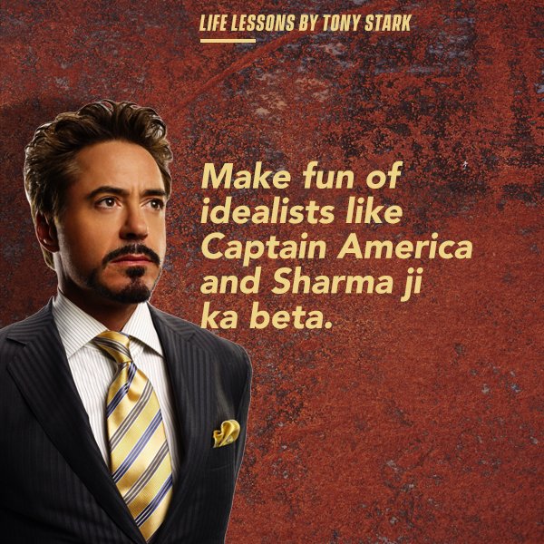15 Life Lessons By Tony Stark That Will Make You Realise You Are ...
