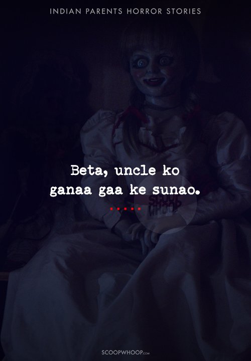 12 One Line Horror Stories By Indian Parents Jisko Sunke Phatt Jayegi