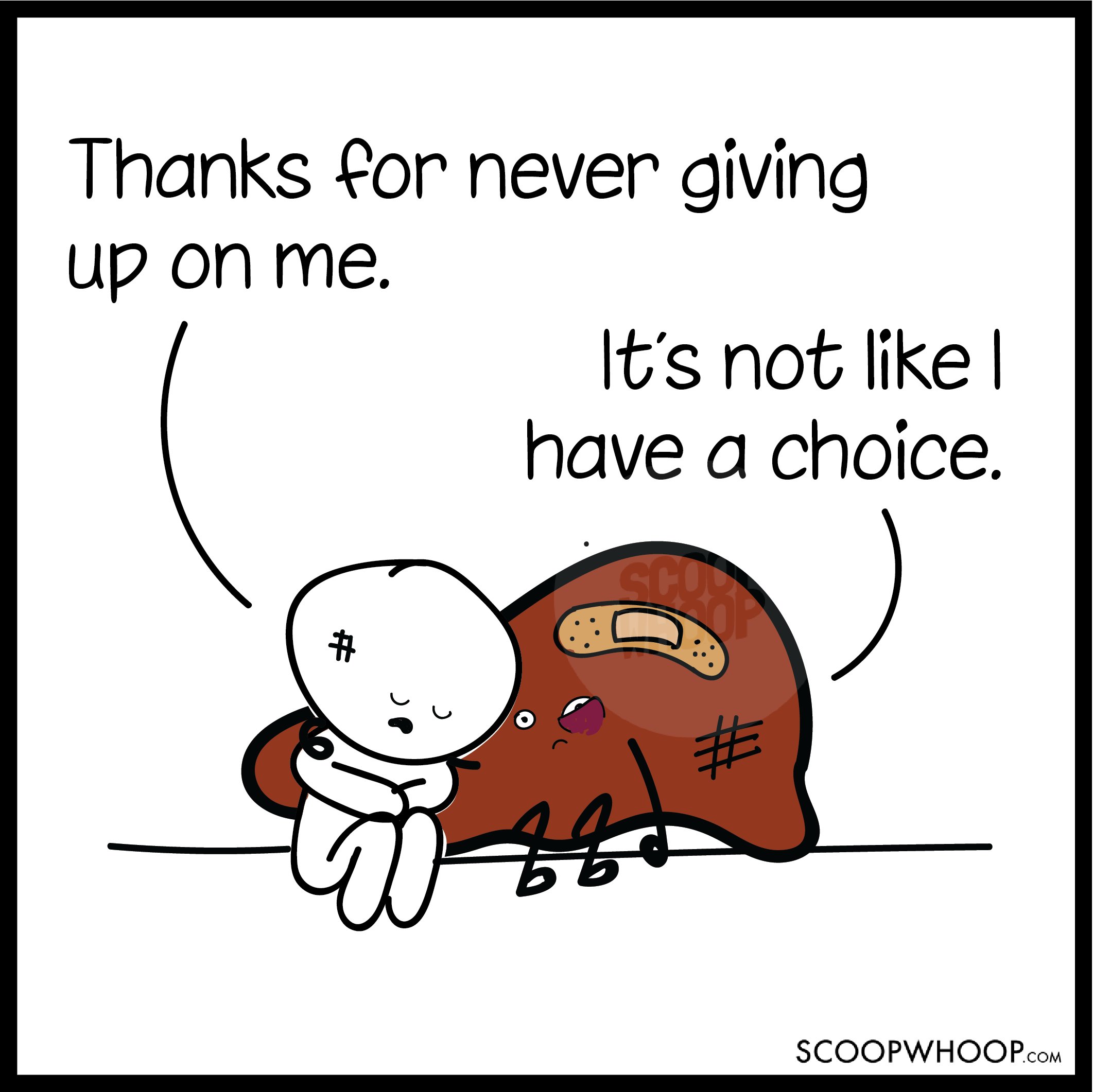 This Is What Conversations Between You & Your Liver Would Look Like