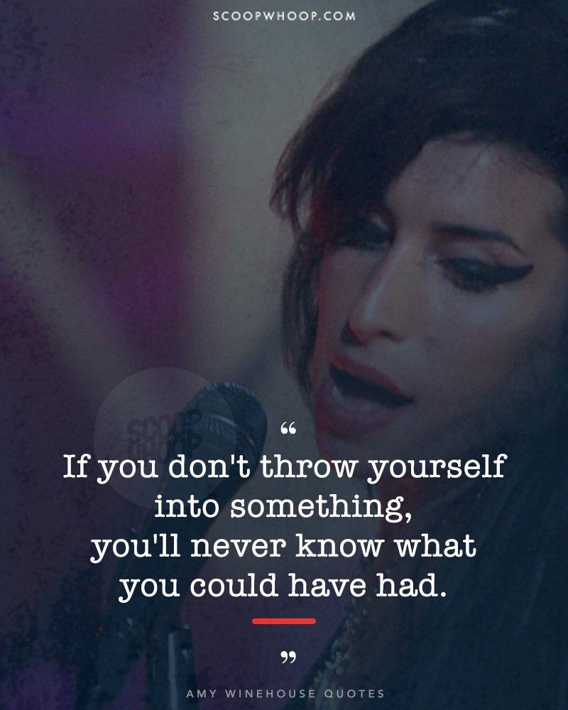 15 Quotes By Amy Winehouse That Prove She Was Wise Beyond Her Years