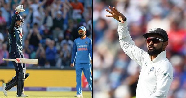 Watch Virat Kohli Avenge Joe Root’s Mic-Drop Celebration With A Flying ...