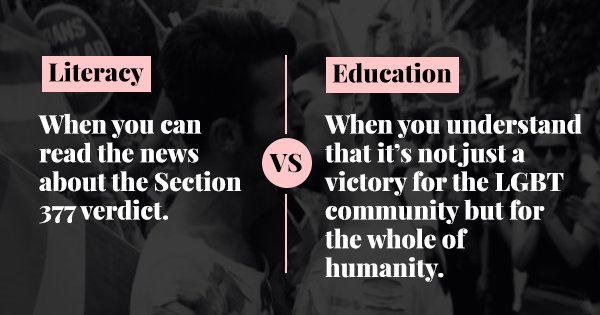 8 Posters That Show Why We Need Education More Than Literacy - ScoopWhoop