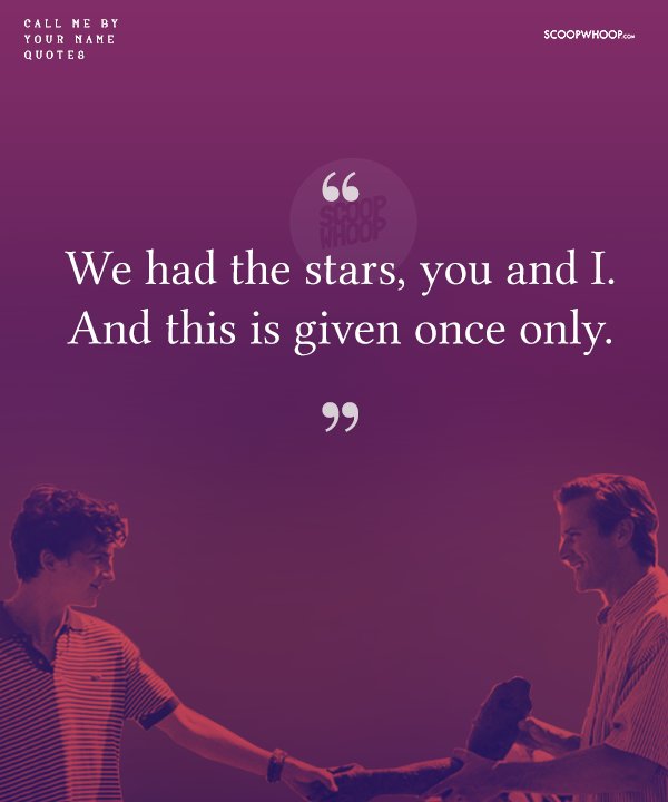 21 Quotes From 'Call Me By Your Name' | Best CMBYN Dialogues