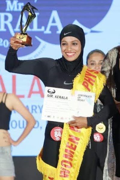 Meet The Hijab-Wearing Bodybuilder, Majiziya Bhanu From Kerala Who Is ...