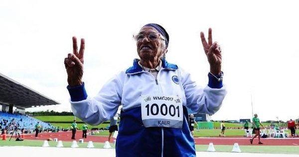 102-Year-Old Mann Kaur Wins Gold At The World Masters Athletics ...