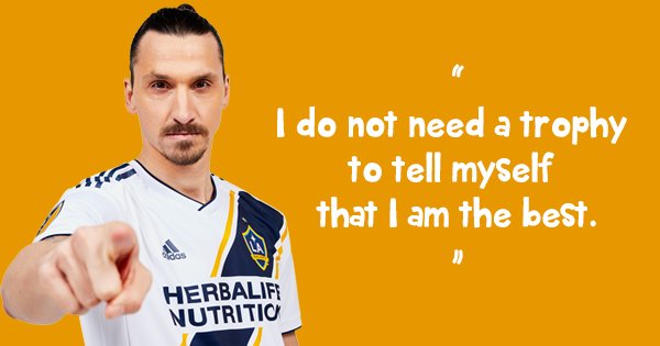 14 Ibrahimovic Quotes Which Make Us Wish That We Loved Ourselves As ...