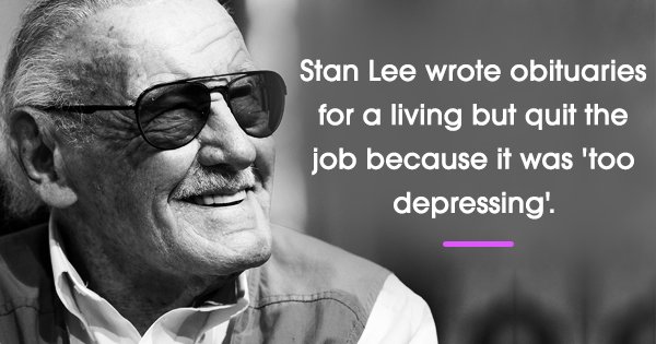 13 Inspiring Facts About Stan Lee That Prove He Was A Superhero In His ...