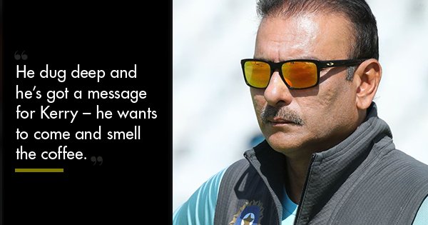 After O’Keefe’s Comments Against Mayank, Ravi Shastri Came Back With ...