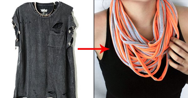 14 Creative Ways To Re-use And Re-purpose Your Old T-Shirt