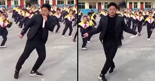 Chinese Principal Broke Rules & The Internet By Dancing With Students ...