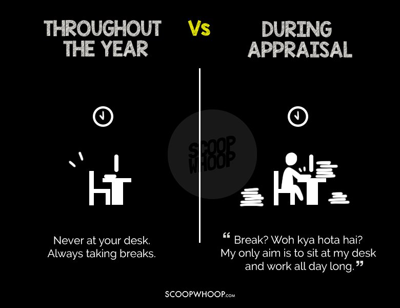 These Posters Show You Exactly How Appraisal Time Is Different From The ...