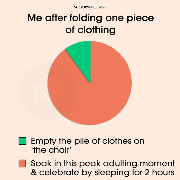 20 Pie Charts On Adulting So You Can Laugh At Your Failure Before ...