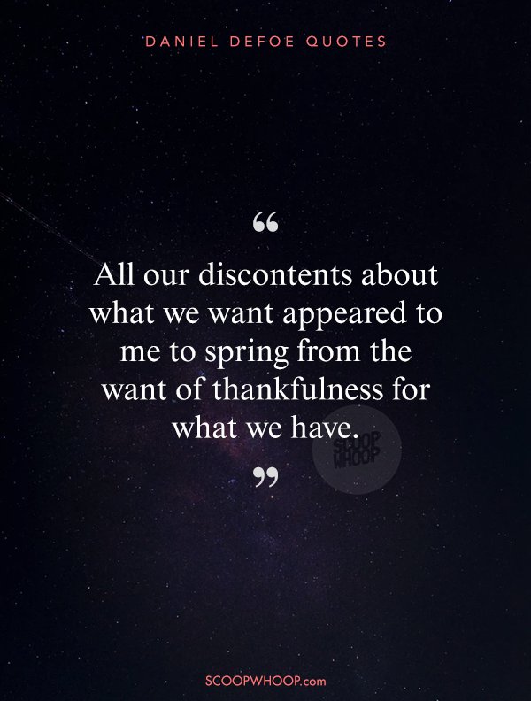 18 Quotes By Daniel Defoe That Highlight The Many Struggles Of Life