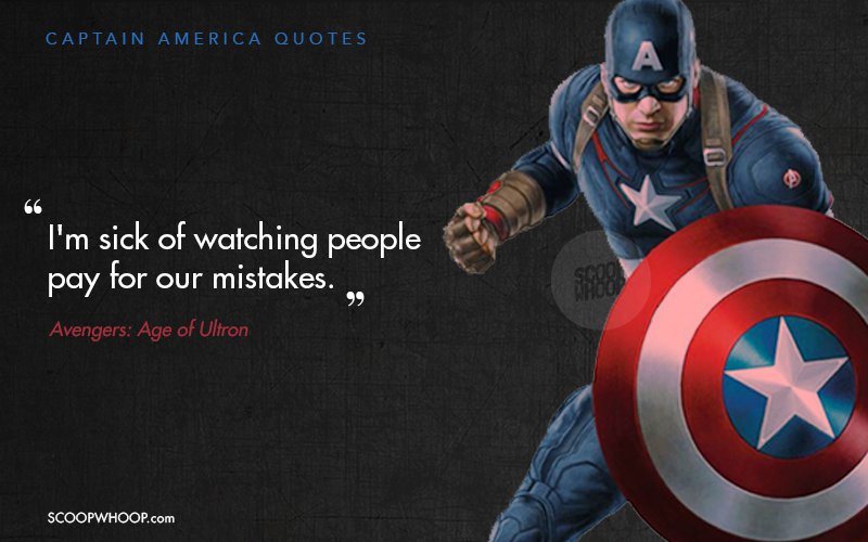 Dialogues By Avengers' Captain America That Will Remain With You Till ...