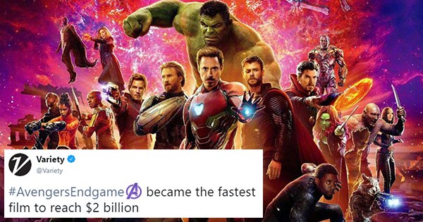 At $2 Billion, Avengers: Endgame Is The 2nd Highest Grossing Movie Of ...