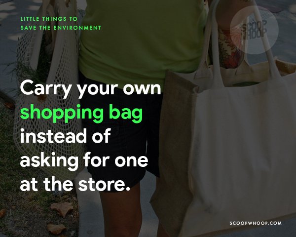 15 Little Things We Can Do To Save Our Environment & Make A Difference ...