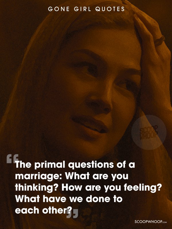 12 Quotes From ‘Gone Girl’ That Remind Us That A Story Isn’t Always ...