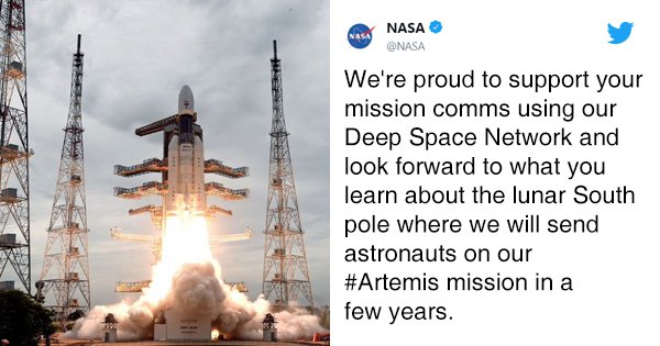 Twitterati Calls Out Backhanded Compliment NASA Made To ISRO After The ...