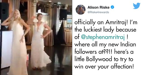 American Tennis Star Alison Riske Grooved To 'Nachde Ne Saare' On Her ...