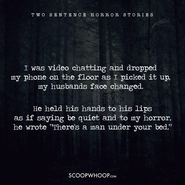 These Two-Line Horror Stories Are Enough To F*ck With Your Head Tonight ...