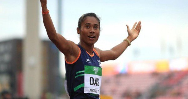 Hima Das wins her second international gold in a week.