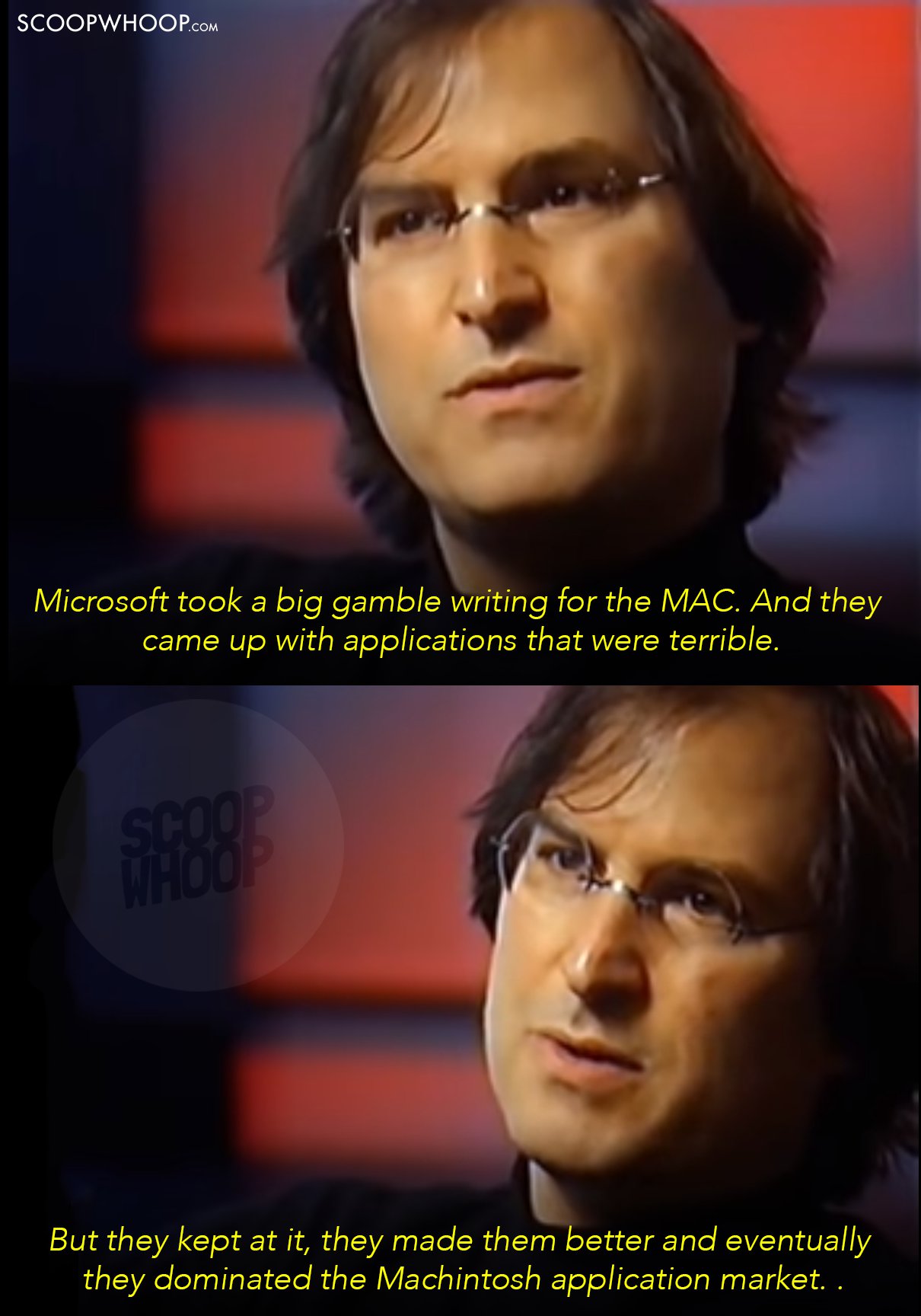 Steve Jobs Calls Microsoft Products 'Tasteless' In This Interview From 1995