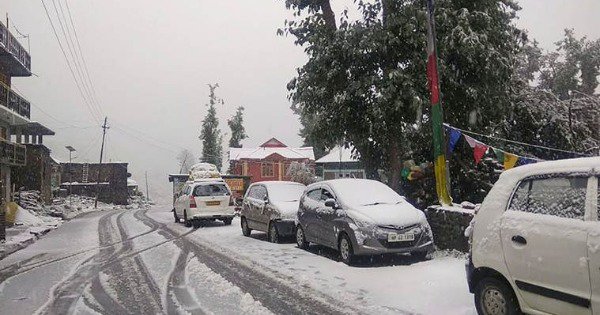 Unseasonal Snowfall After 11 Years In Lahaul-Spiti Region