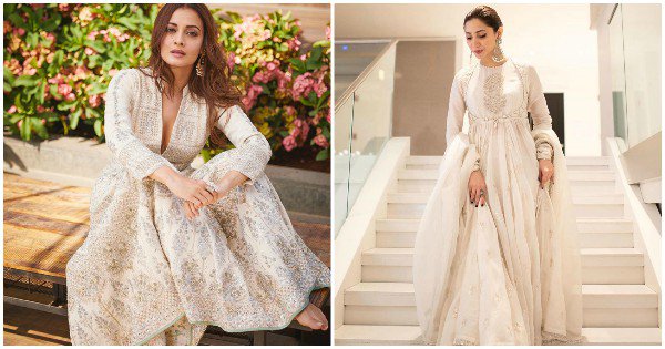 These outfits prove that ivory is the new black.