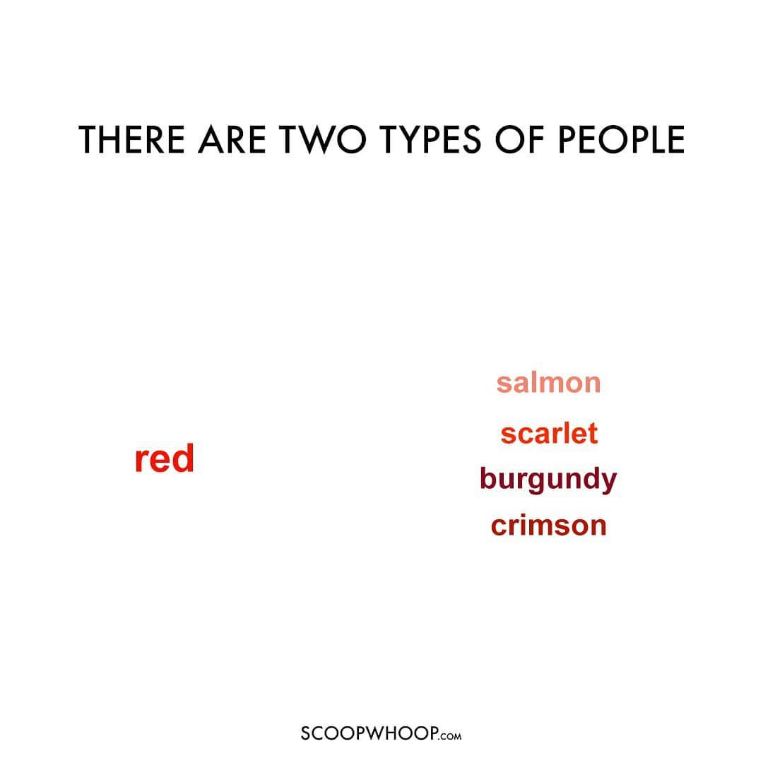 There are two types of people - ScoopWhoop