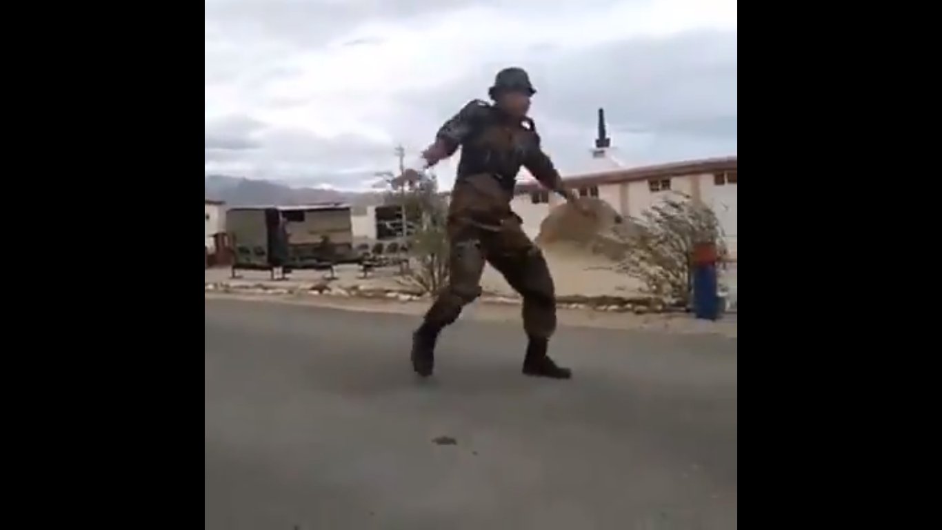 The Internet Is Loving This Viral Video Of A Soldier Break Dancing To ...