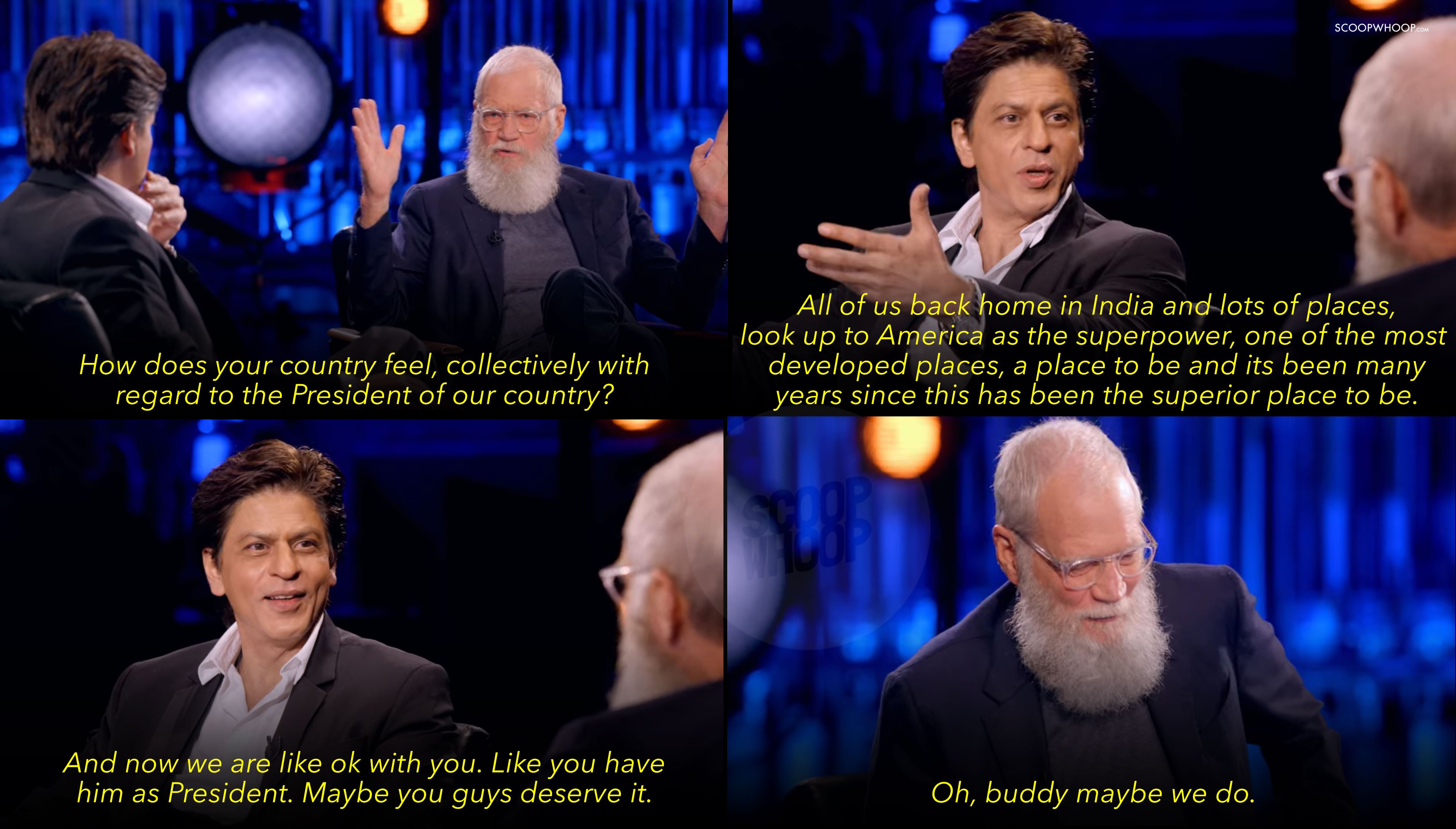 11 Best Moments From SRK's Interview With David Letterman