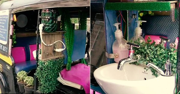 From Wash Basin To Charging Point, This Auto-Rickshaw In Mumbai Is A ...
