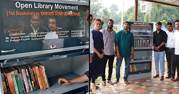 Students In Pune Set Up The First Open Library As Part Of The 'Open ...