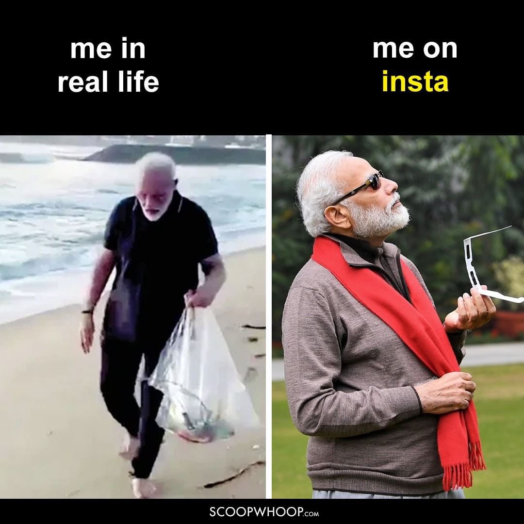 Real life vs Insta life
