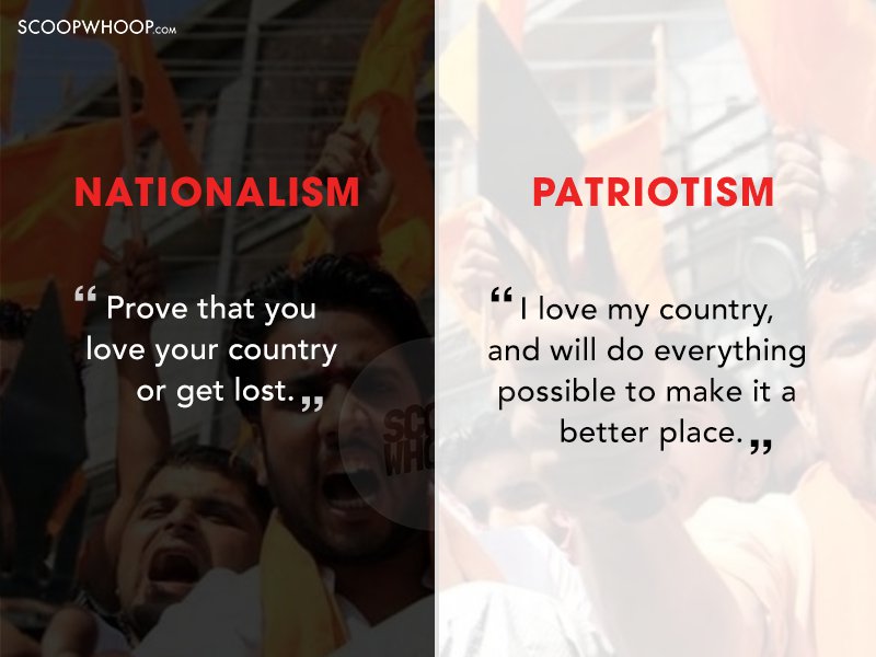10 Relatable Posters That Differentiate Nationalism Vs. Patriotism In ...