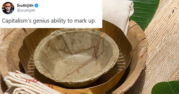 How Much Do You Think Pattal Plates Cost? This Brand Is Selling Them At ...