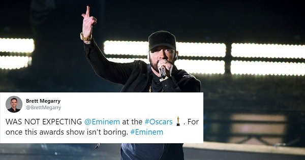 Oscars 2020: Eminem Performs 'Lose Yourself' At The Oscars 18 Years ...