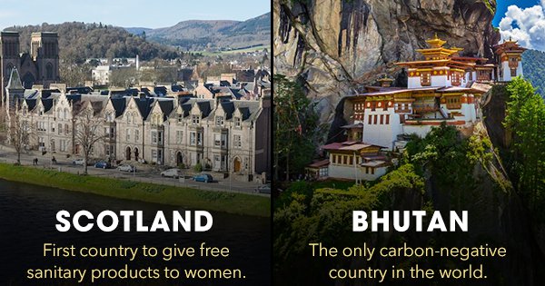 From Bhutan To Scotland, These 8 Countries Are Truly Leading By Example ...