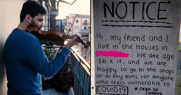 Instances Show How People Are Showing Kindness During Coronavirus